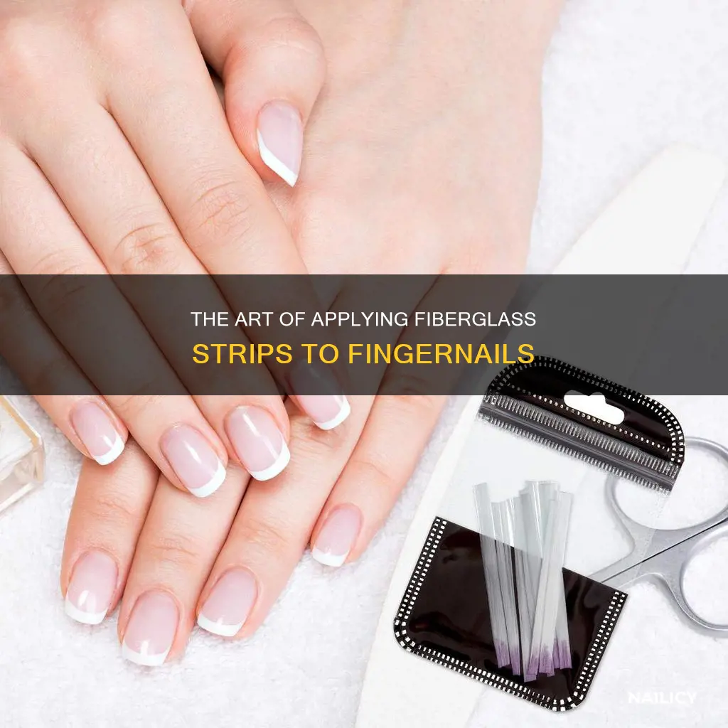 The Art Of Applying Fiberglass Strips To Fingernails | Nailicy