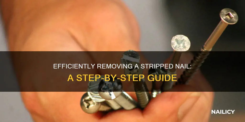 Efficiently Removing A Stripped Nail: A Step-By-Step Guide | Nailicy