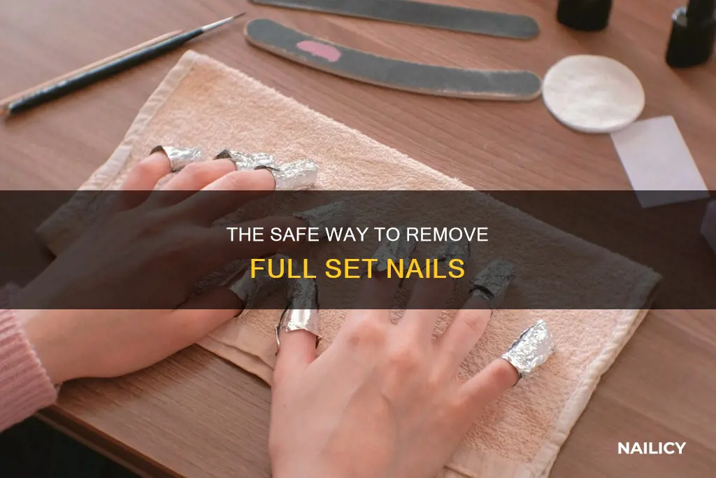 The Safe Way To Remove Full Set Nails | Nailicy