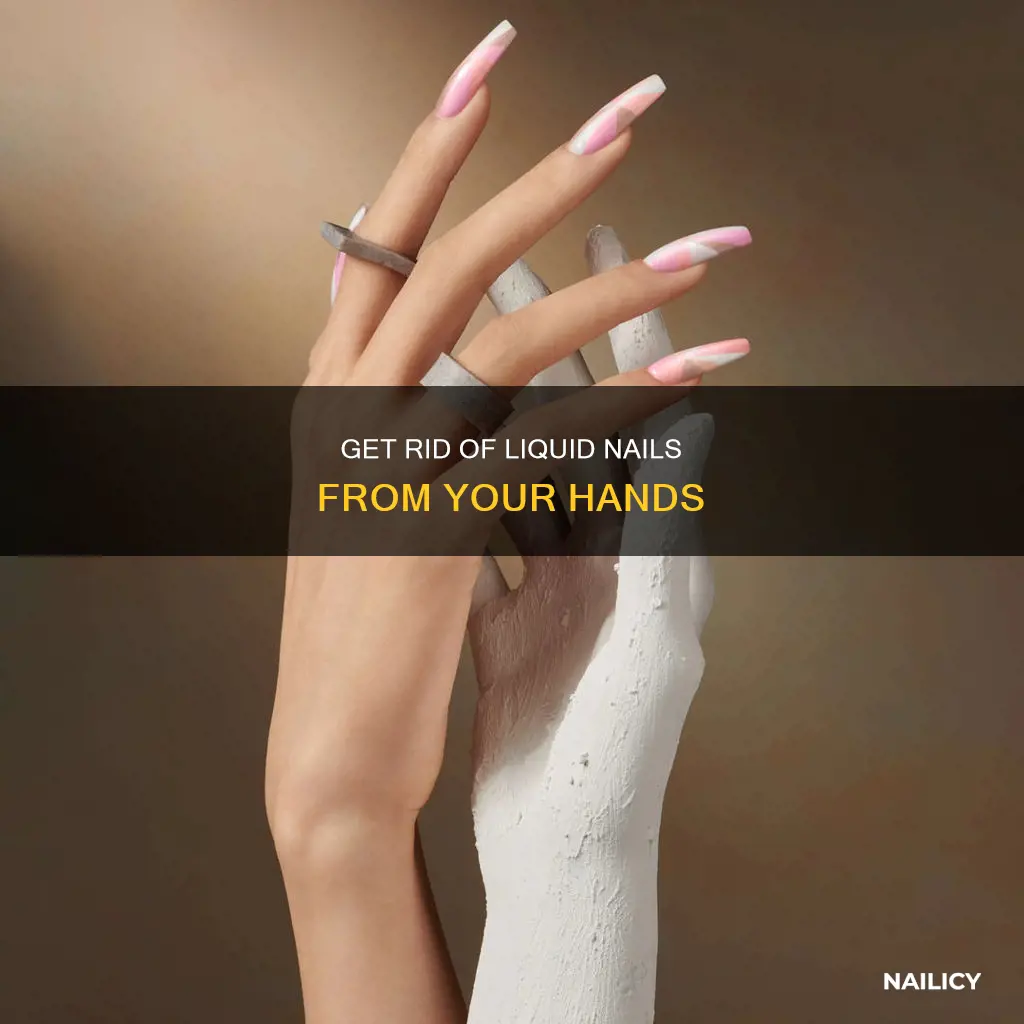 Get Rid Of Liquid Nails From Your Hands | Nailicy