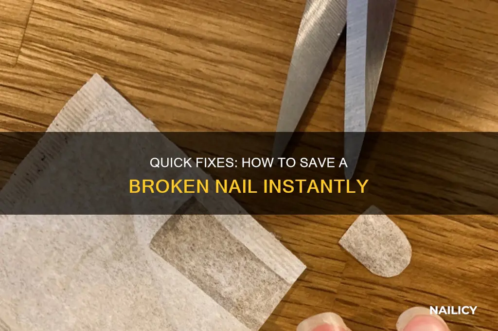 Quick Fixes: How To Save A Broken Nail Instantly | Nailicy