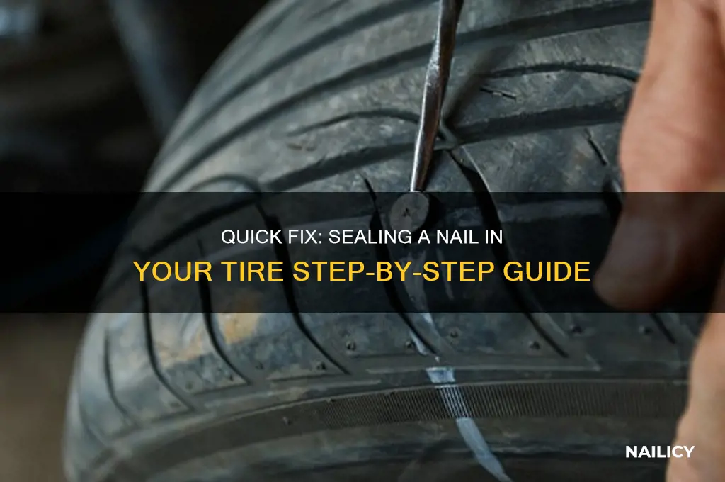 Quick Fix: Sealing A Nail In Your Tire Step-By-Step Guide | Nailicy
