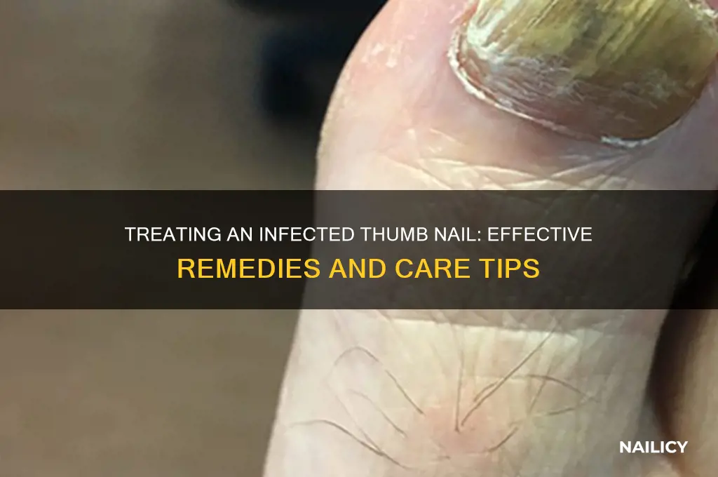 Treating An Infected Thumb Nail: Effective Remedies And Care Tips | Nailicy