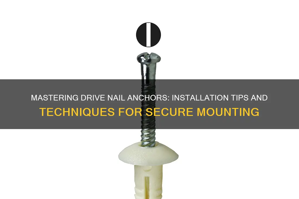 Mastering Drive Nail Anchors: Installation Tips And Techniques For ...