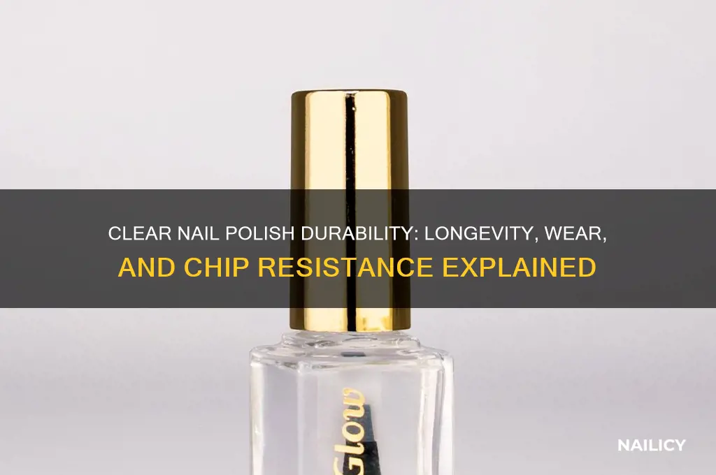 Clear Nail Polish Durability: Longevity, Wear, And Chip Resistance ...