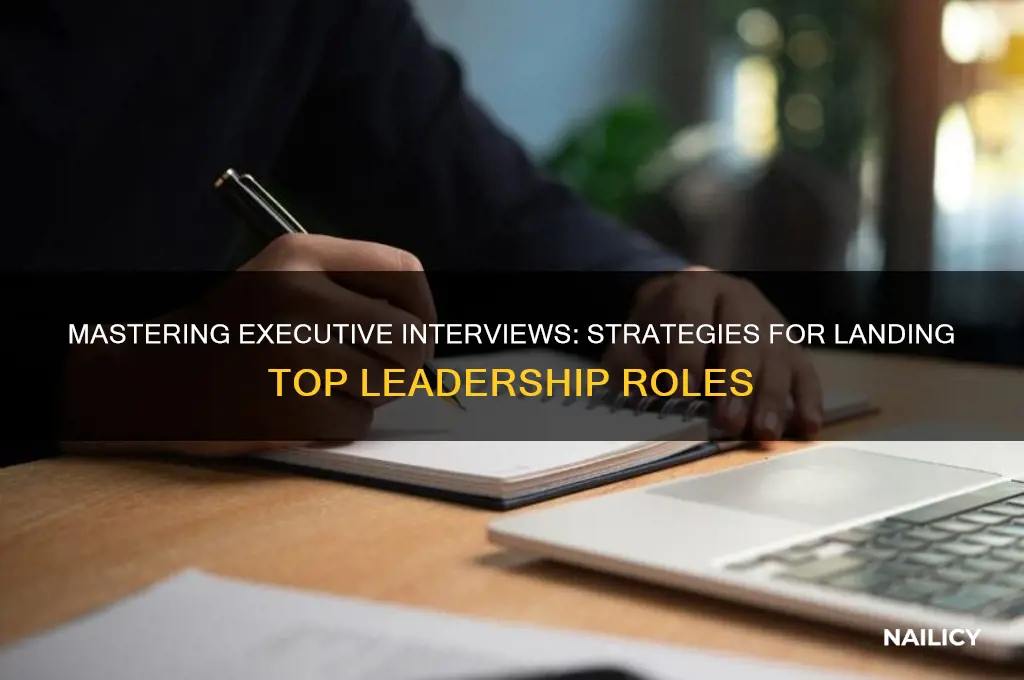 Mastering Executive Interviews: Strategies For Landing Top Leadership ...