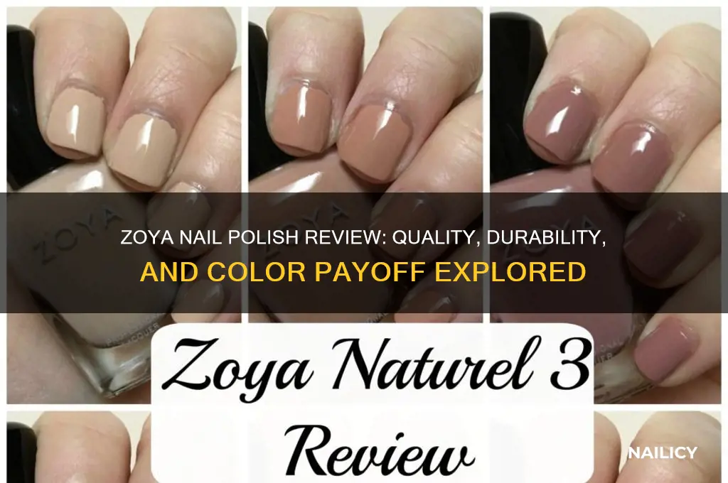 Zoya Nail Polish Review: Quality, Durability, And Color Payoff Explored ...