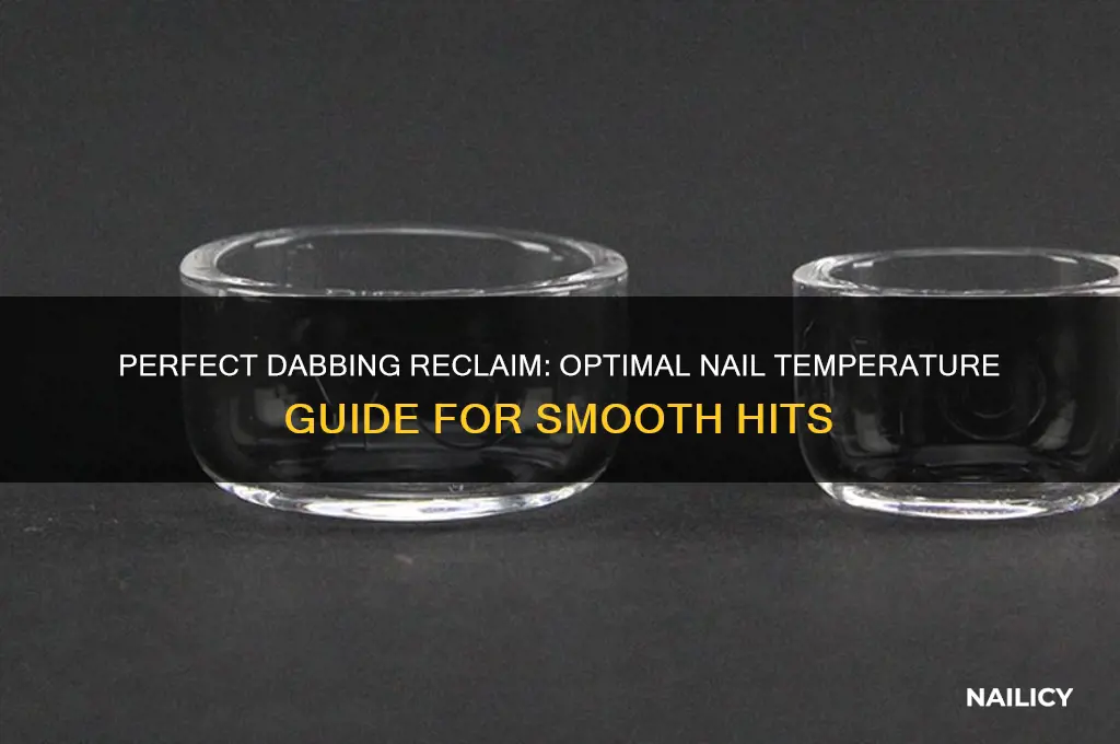 Perfect Dabbing Reclaim: Optimal Nail Temperature Guide For Smooth Hits ...