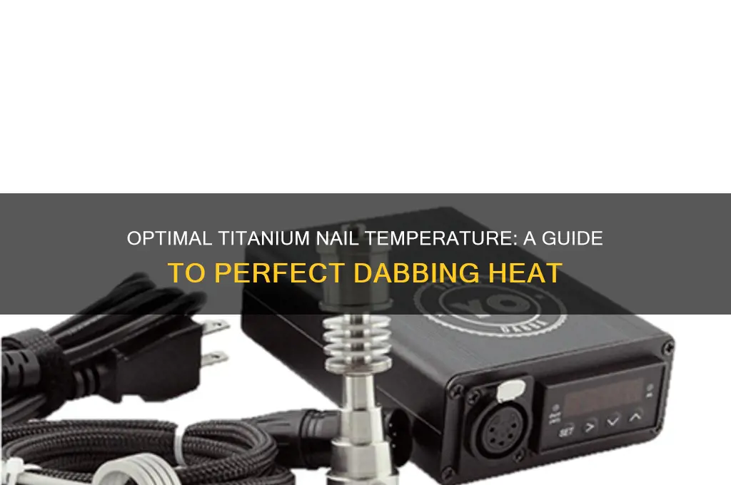 Optimal Titanium Nail Temperature: A Guide To Perfect Dabbing Heat ...