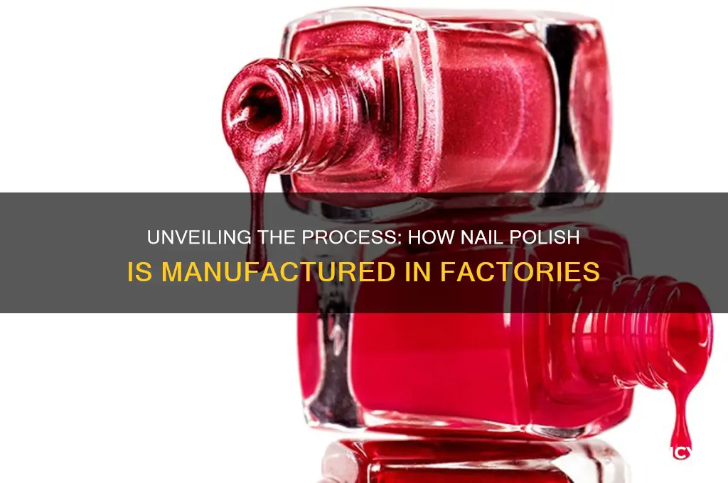 Unveiling The Process: How Nail Polish Is Manufactured In Factories ...