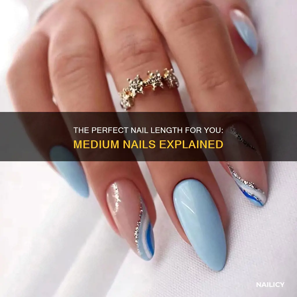 The Perfect Nail Length For You: Medium Nails Explained | Nailicy