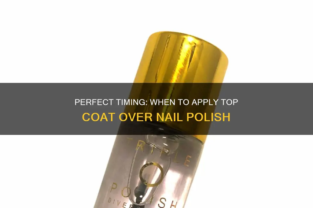 Perfect Timing: When To Apply Top Coat Over Nail Polish | Nailicy