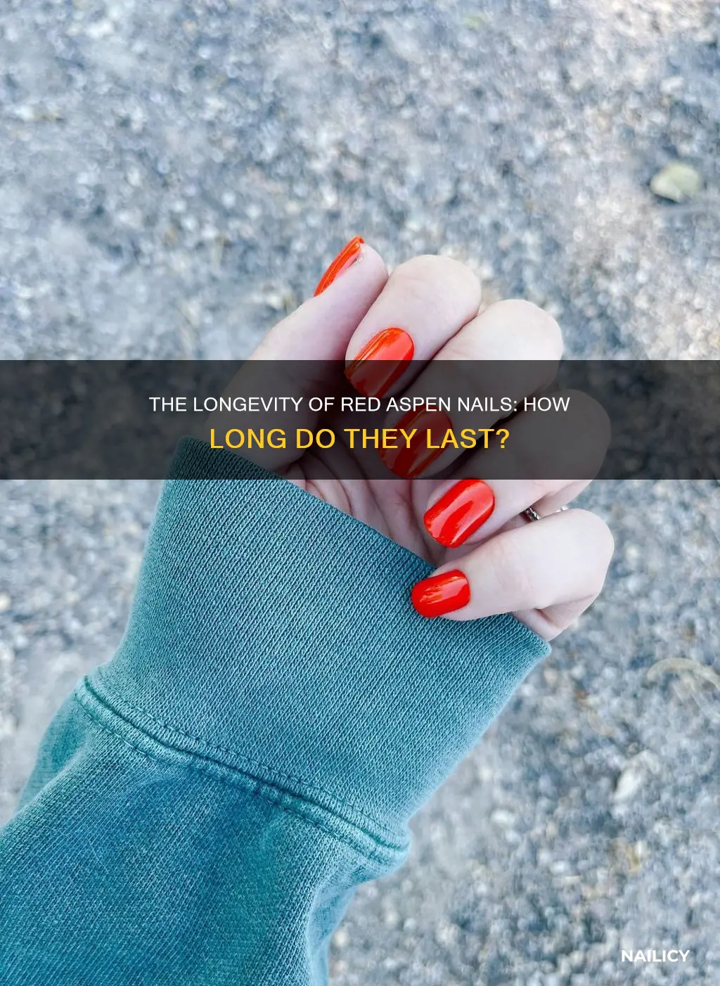 The Longevity Of Red Aspen Nails: How Long Do They Last? | Nailicy
