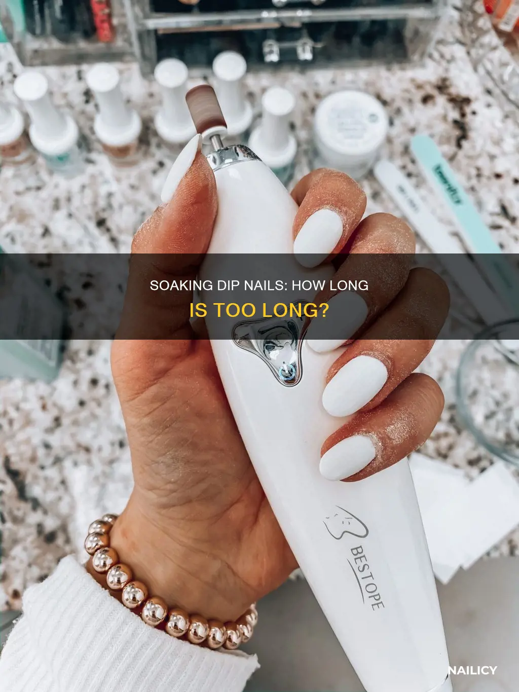 Soaking Dip Nails: How Long Is Too Long? | Nailicy