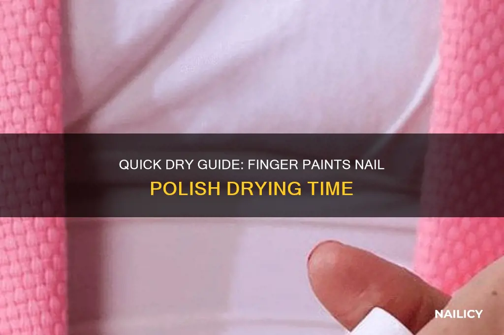 Quick Dry Guide: Finger Paints Nail Polish Drying Time | Nailicy