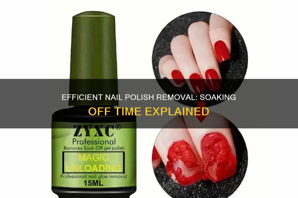 Efficient Nail Polish Removal: Soaking Off Time Explained | Nailicy