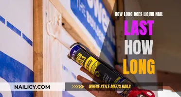 Liquid Nails: Drying And Curing Time Explained | Nailicy