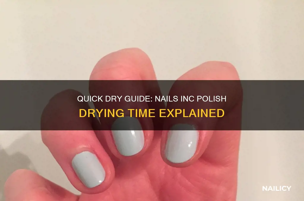 Quick Dry Guide: Nails Inc Polish Drying Time Explained | Nailicy