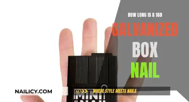 Standard Nail Sizes: The Length Of A 16D Common Nail | Nailicy