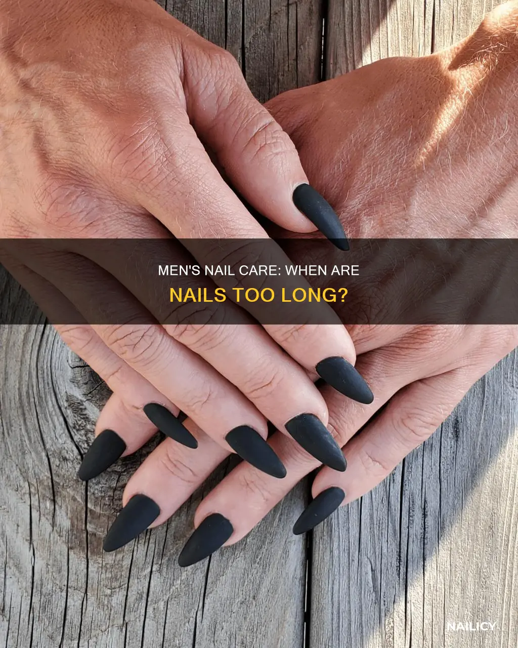 Men's Nail Care: When Are Nails Too Long? | Nailicy