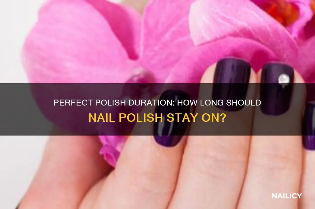 Perfect Polish Duration: How Long Should Nail Polish Stay On? | Nailicy