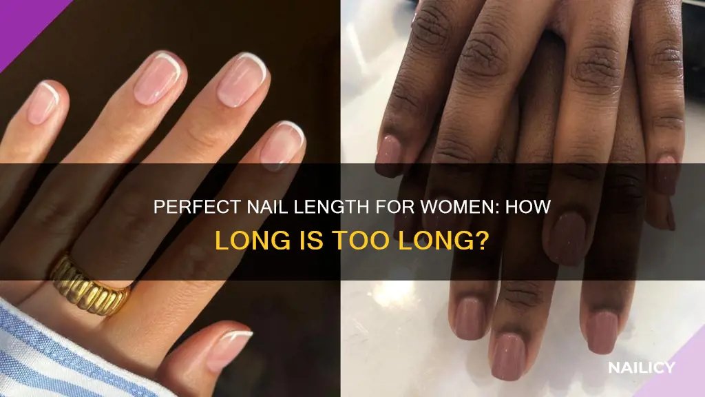 Perfect Nail Length For Women: How Long Is Too Long? | Nailicy