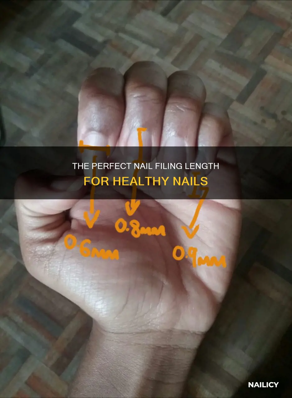 The Perfect Nail Filing Length For Healthy Nails | Nailicy