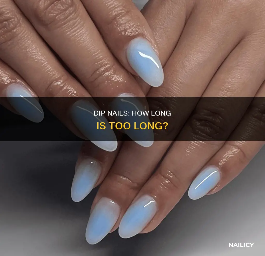 Dip Nails: How Long Is Too Long? | Nailicy