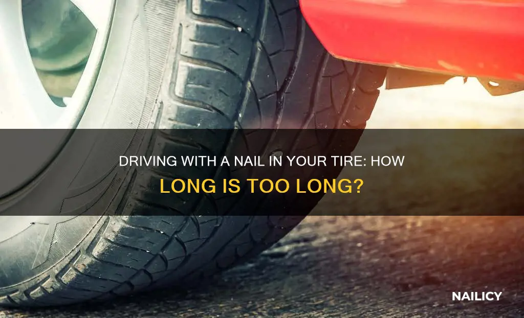 Driving With A Nail In Your Tire: How Long Is Too Long? | Nailicy