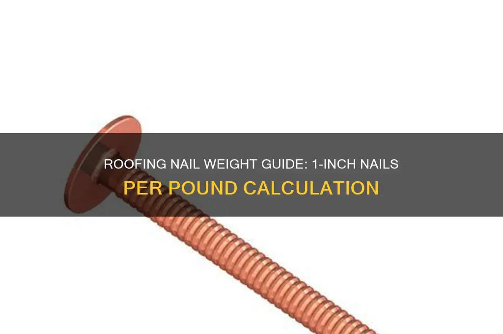 Roofing Nail Weight Guide: 1-Inch Nails Per Pound Calculation | Nailicy