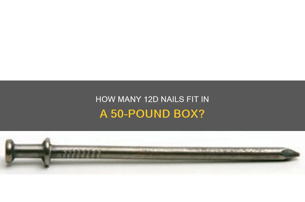 How Many 12D Nails Fit In A 50-Pound Box? | Nailicy