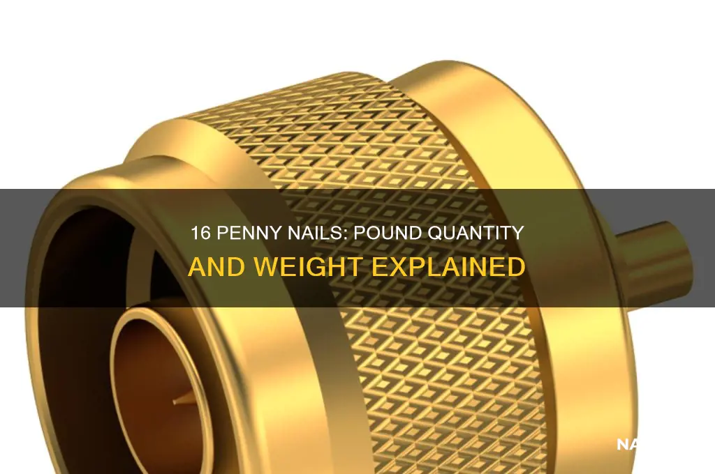 16 Penny Nails: Pound Quantity And Weight Explained | Nailicy