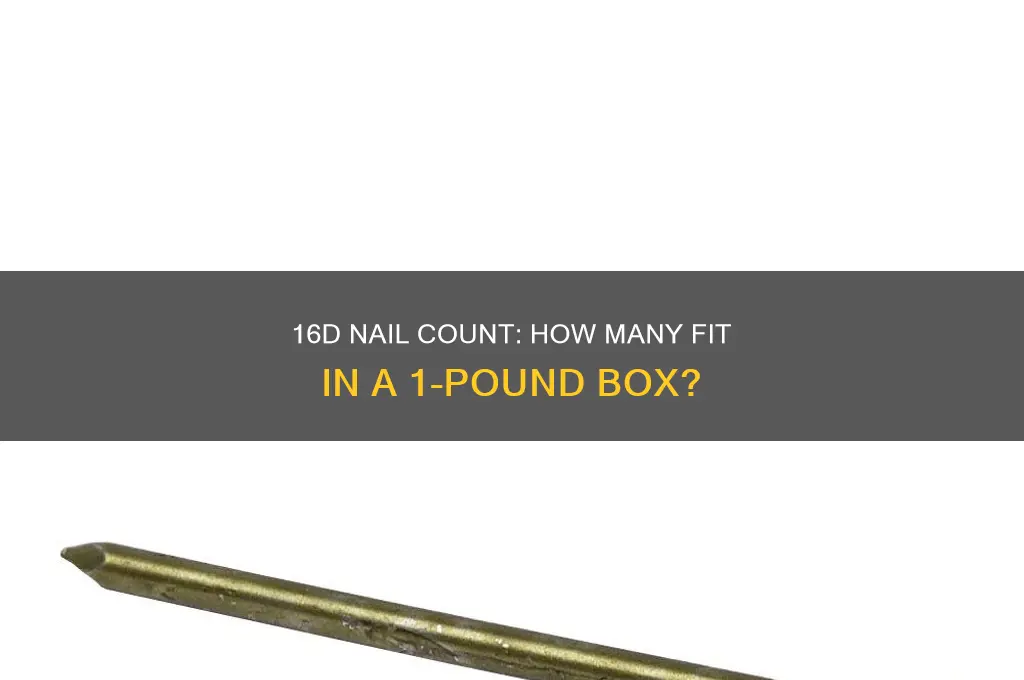 16D Nail Count: How Many Fit In A 1-Pound Box? | Nailicy