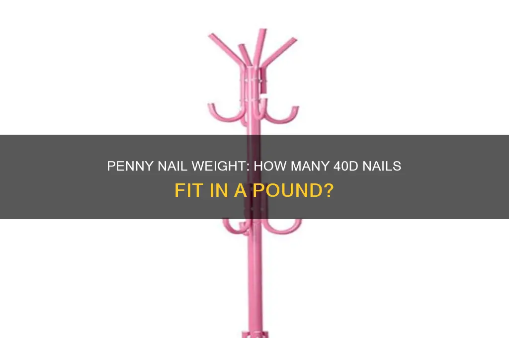 Penny Nail Weight: How Many 40D Nails Fit In A Pound? | Nailicy