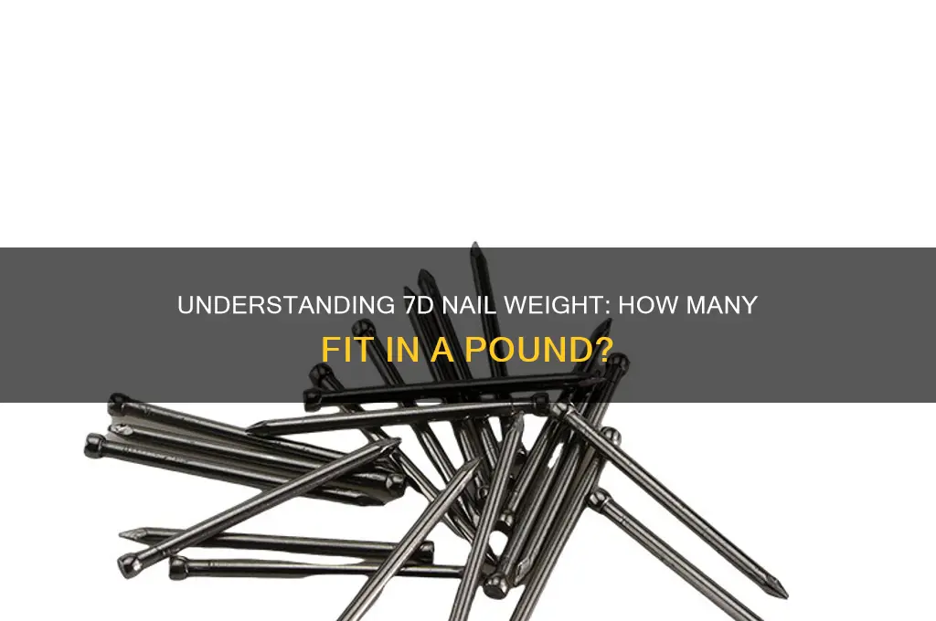 Understanding 7D Nail Weight: How Many Fit In A Pound? | Nailicy