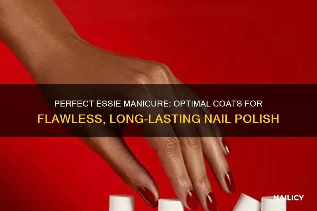 Perfect Essie Manicure: Optimal Coats For Flawless, Long-Lasting Nail ...