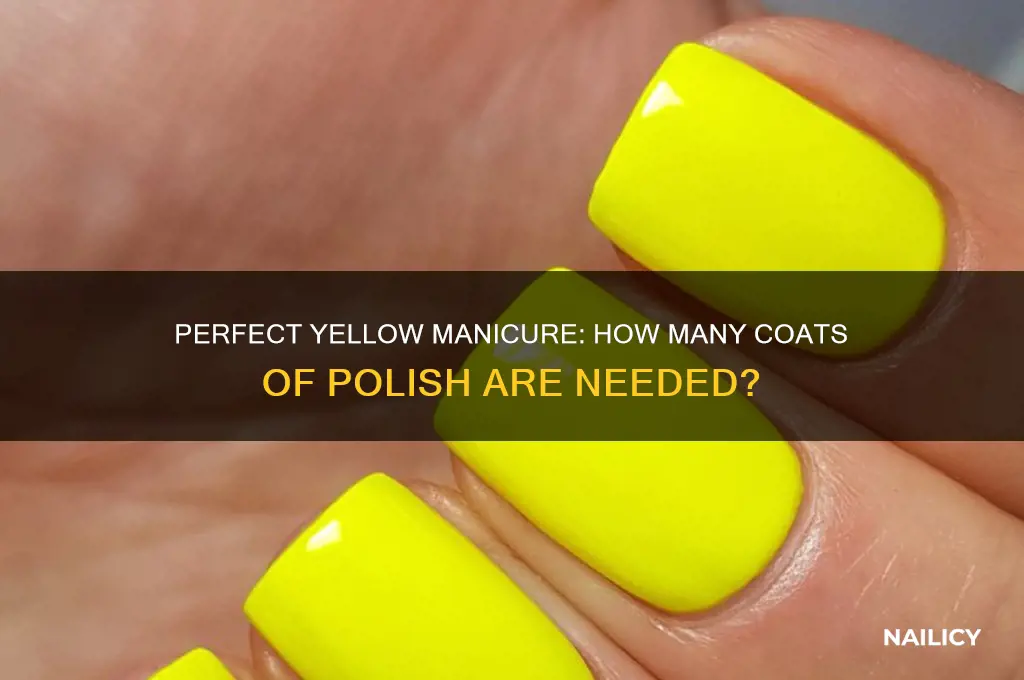 Perfect Yellow Manicure: How Many Coats Of Polish Are Needed? | Nailicy