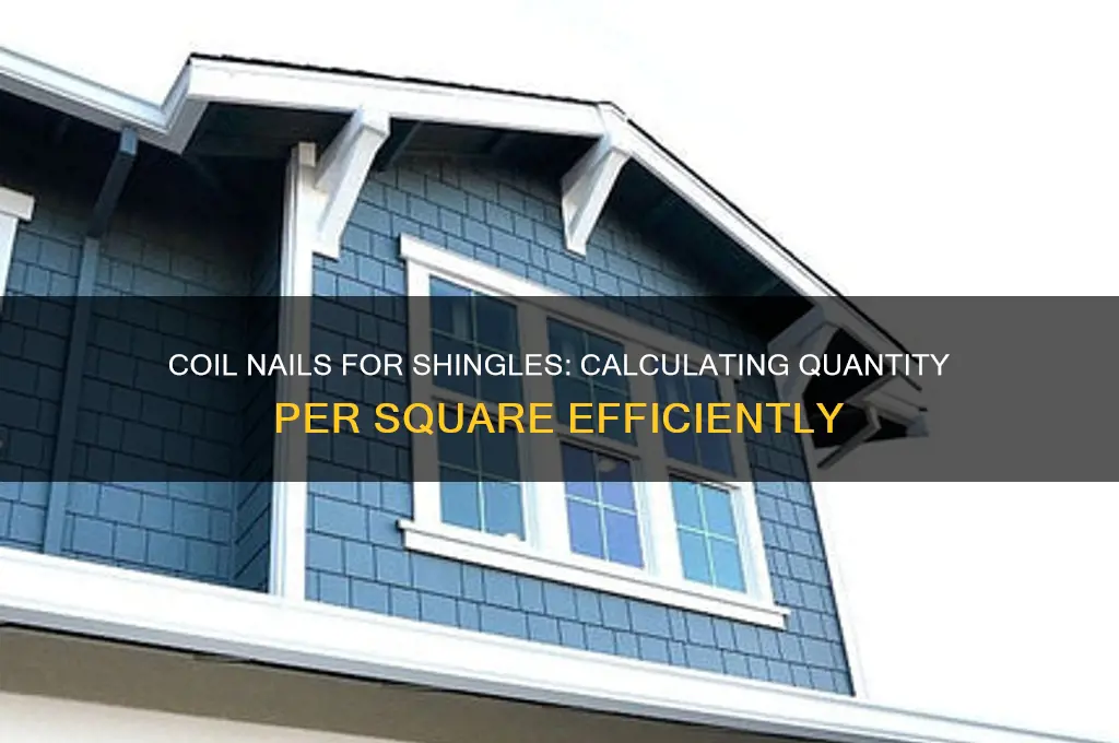 Coil Nails For Shingles: Calculating Quantity Per Square Efficiently ...