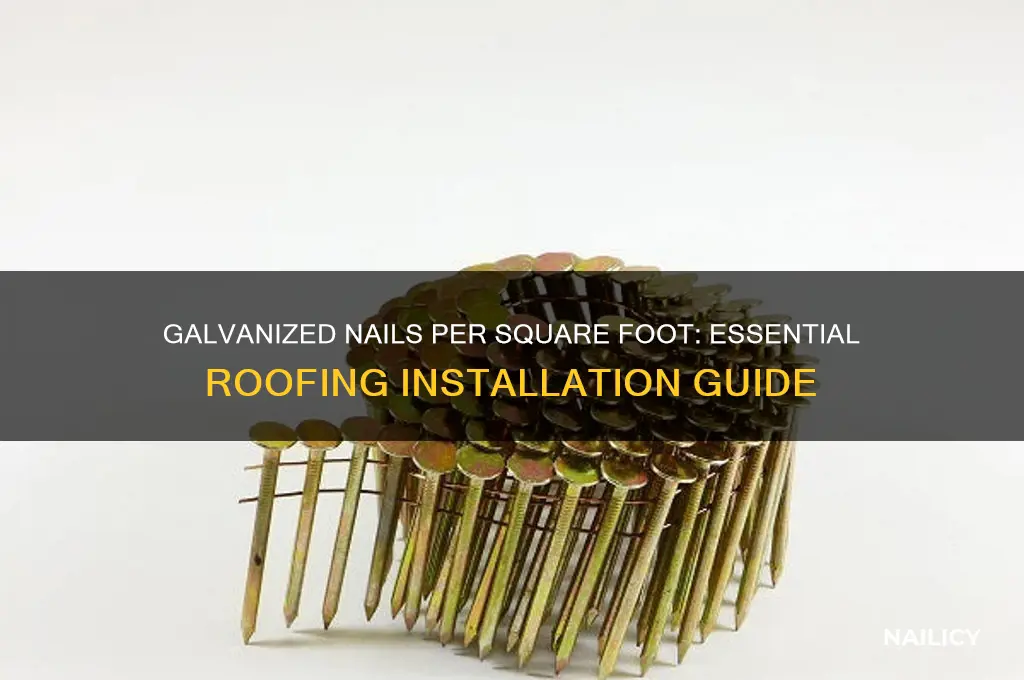 Galvanized Nails Per Square Foot: Essential Roofing Installation Guide ...