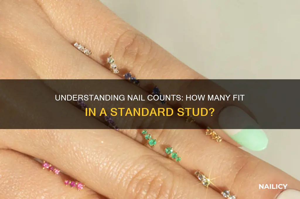 Understanding Nail Counts: How Many Fit In A Standard Stud? | Nailicy