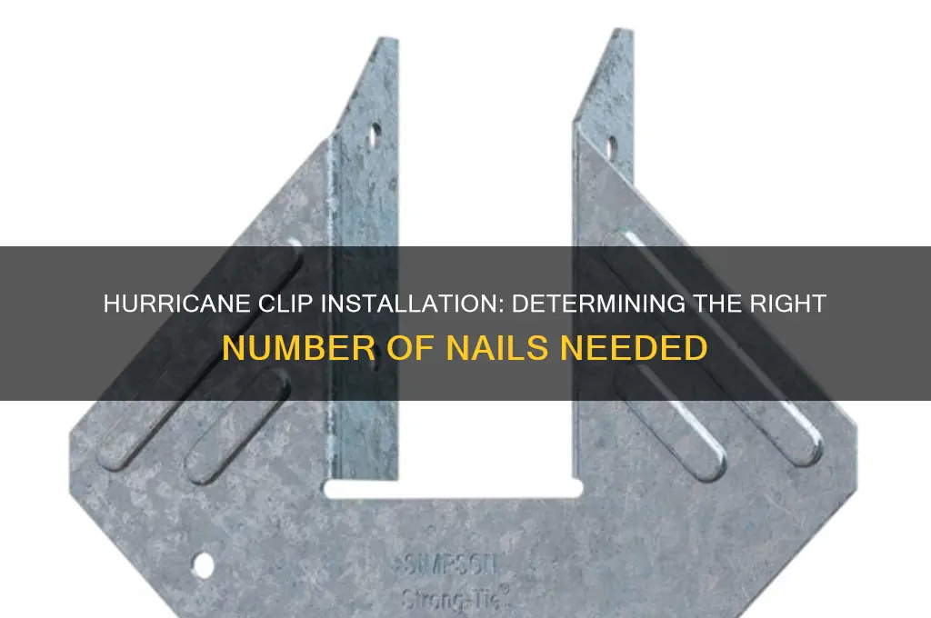 Hurricane Clip Installation: Determining The Right Number Of Nails ...