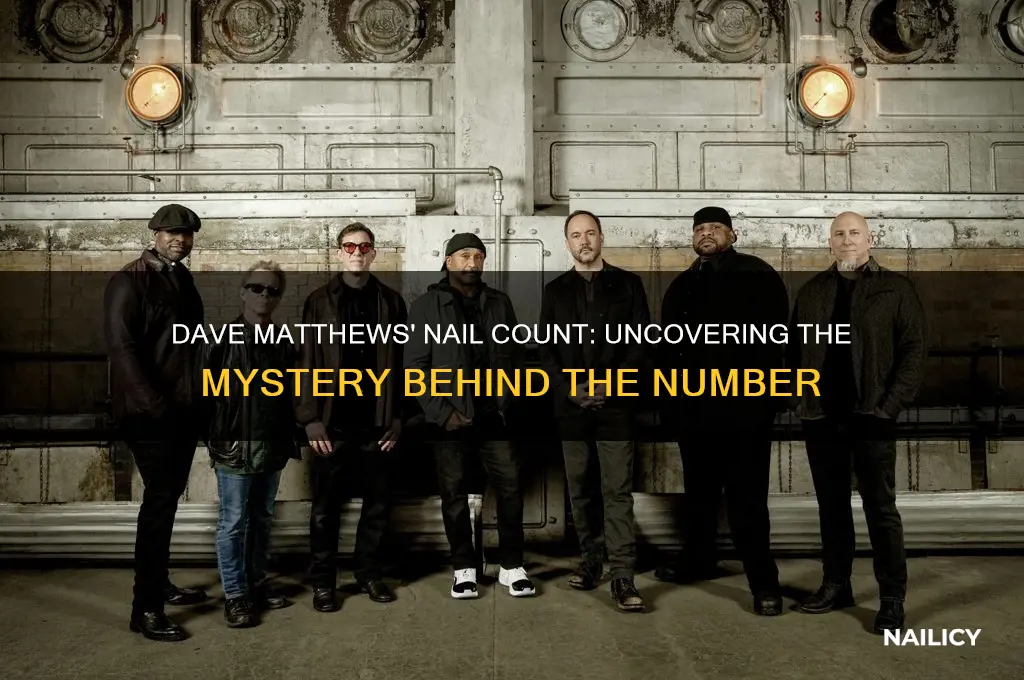 Dave Matthews' Nail Count: Uncovering The Mystery Behind The Number ...