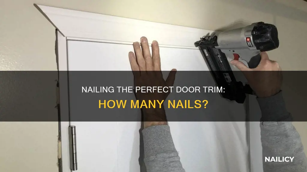 Nailing The Perfect Door Trim: How Many Nails? | Nailicy