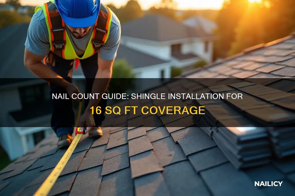 Nail Count Guide: Shingle Installation For 16 Sq Ft Coverage | Nailicy