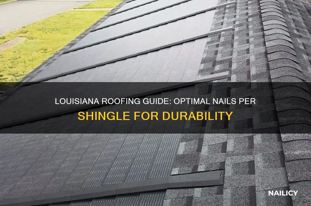 Louisiana Roofing Guide: Optimal Nails Per Shingle For Durability | Nailicy