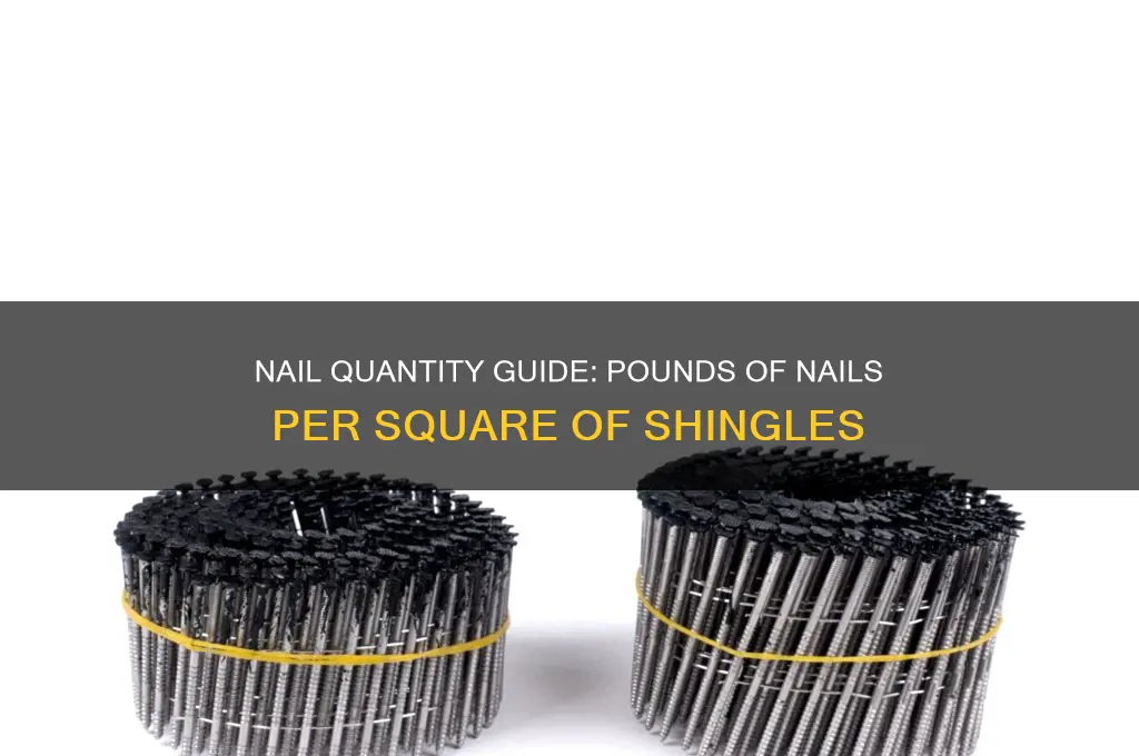 Nail Quantity Guide: Pounds Of Nails Per Square Of Shingles | Nailicy
