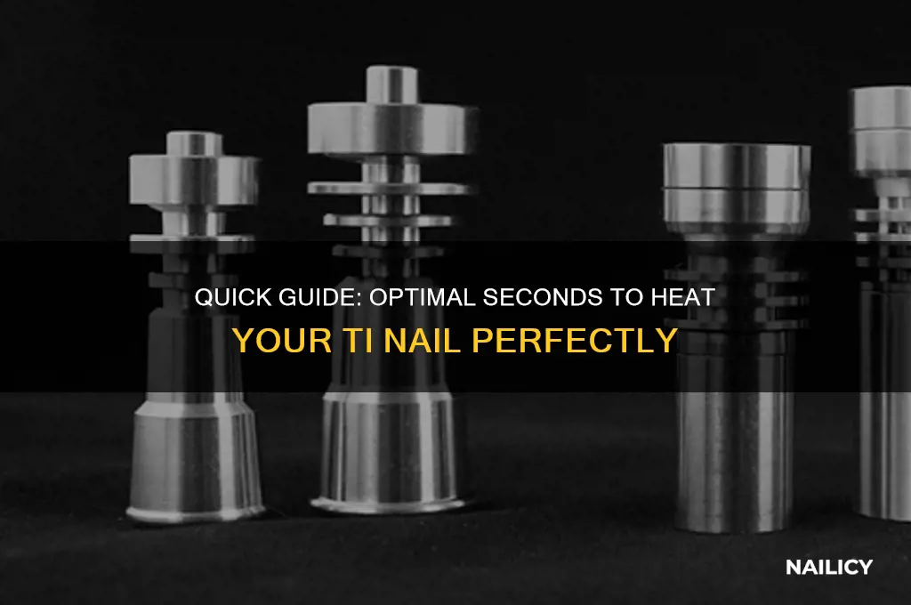 Quick Guide: Optimal Seconds To Heat Your Ti Nail Perfectly | Nailicy