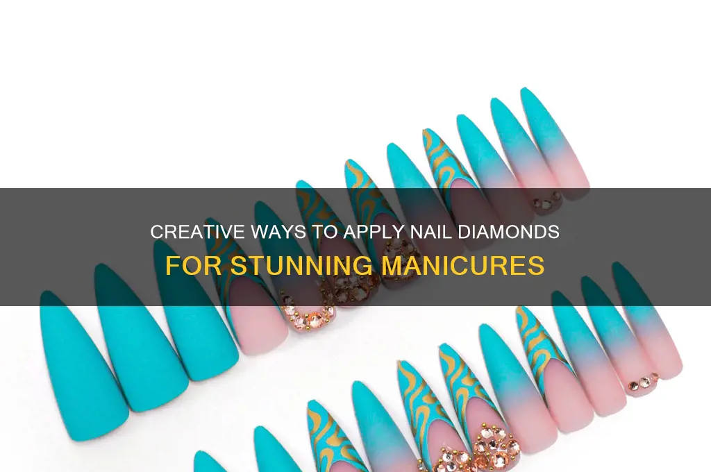 Creative Ways To Apply Nail Diamonds For Stunning Manicures | Nailicy