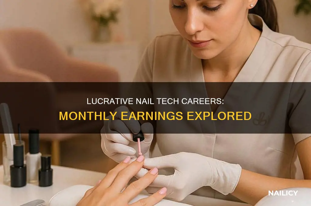 Lucrative Nail Tech Careers: Monthly Earnings Explored | Nailicy