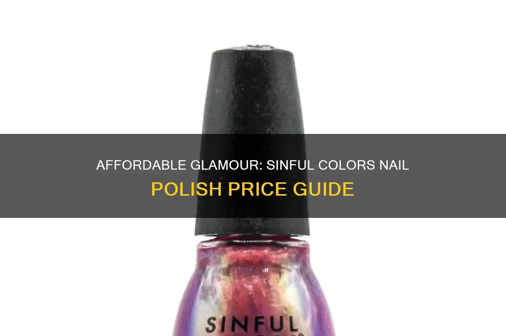Affordable Glamour: Sinful Colors Nail Polish Price Guide | Nailicy